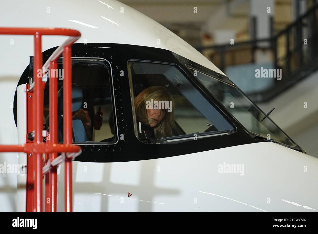 Hamburg, Germany. 09th Oct, 2023. Brigitte Macron, wife of the French ...