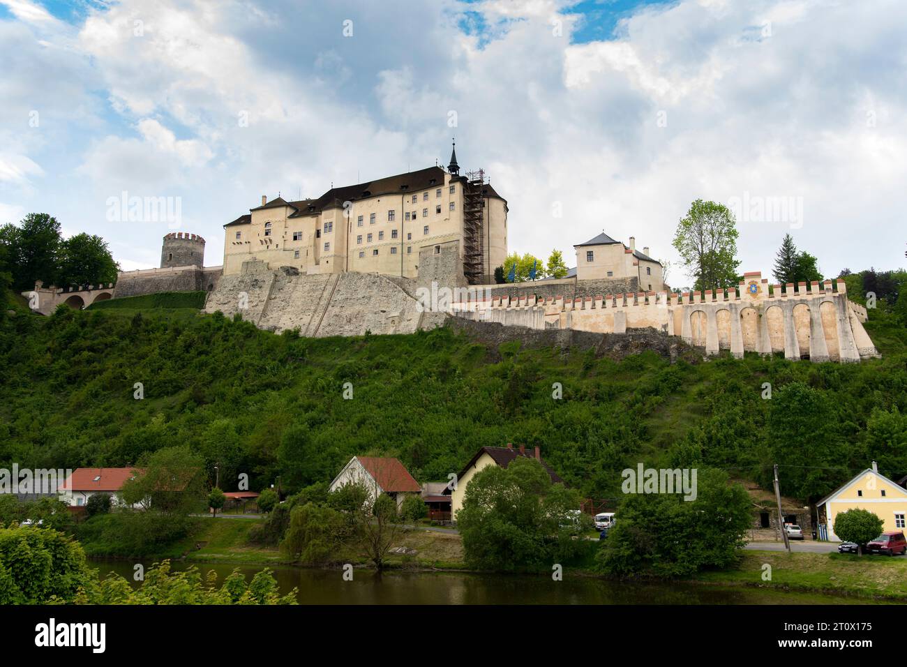 Cesky Sternberk Castle in Cesky Sternberk, Czech Republic Stock Photo ...