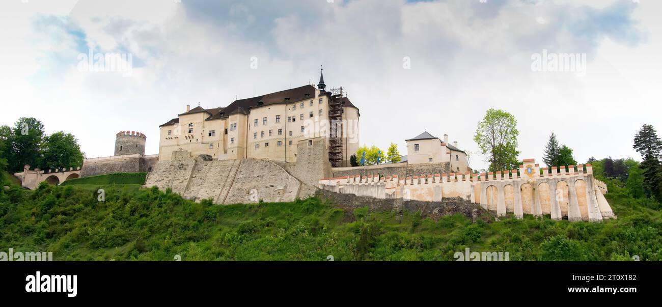 Cesky Sternberk Castle in Cesky Sternberk, Czech Republic Stock Photo ...