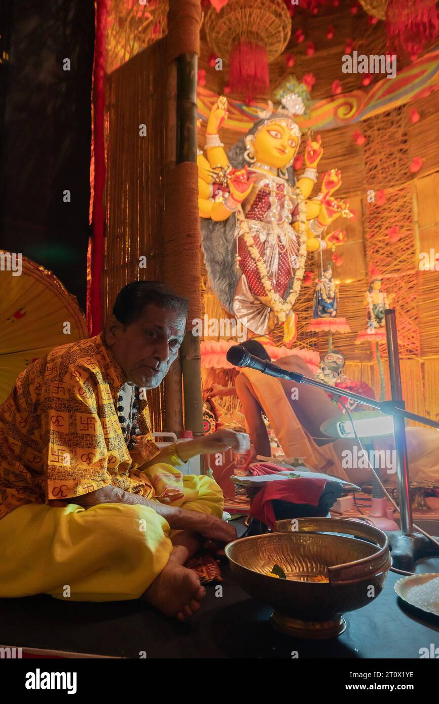 Howrah, West Bengal, India- 3rd October, 2022 : Holy Hindu Shlokas from ...