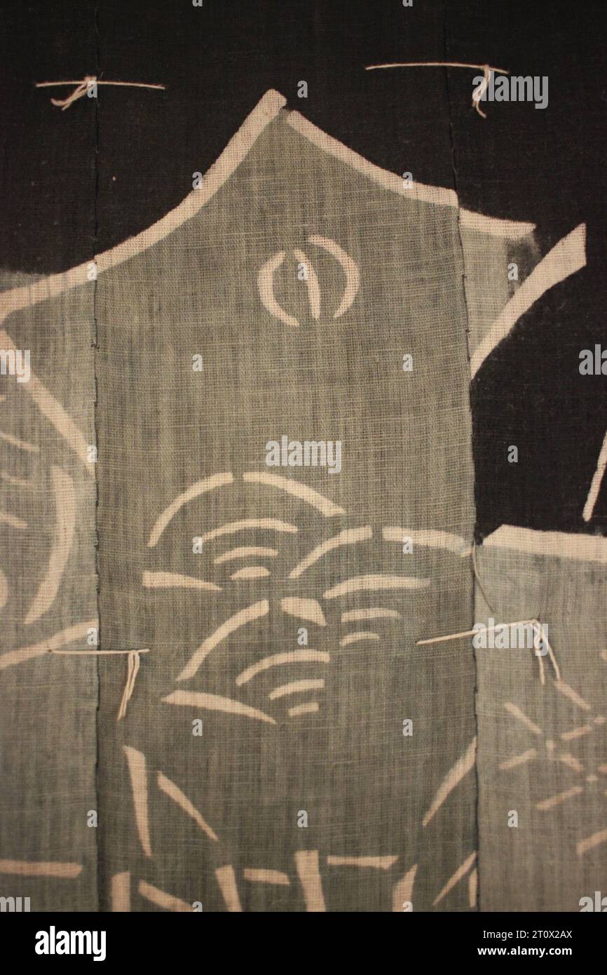 An ethnic Japanese pattern painted onto a vintage kimono Stock Photo ...