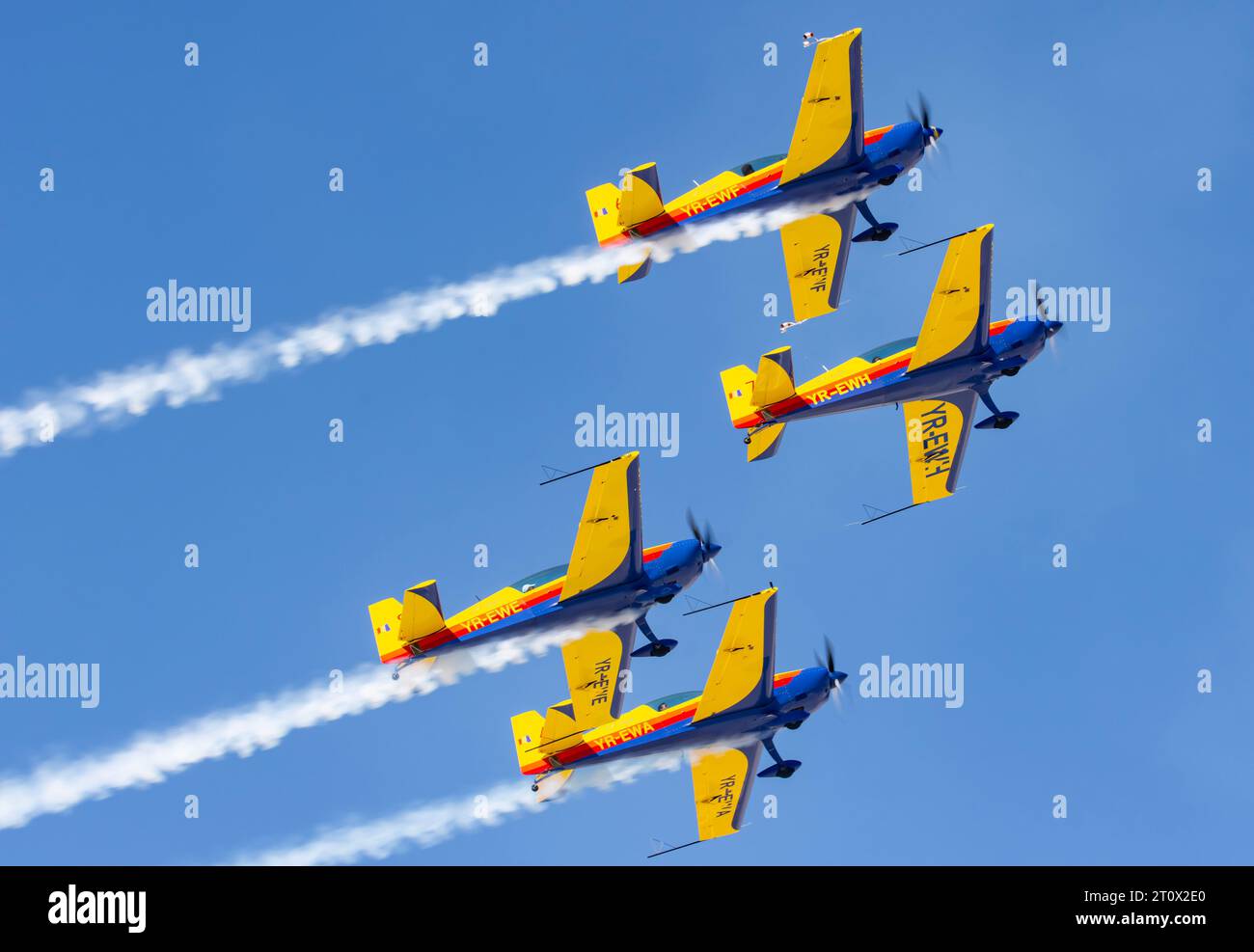 Hawks of Romania is a civil aerobatic display team flying a mix of two ...