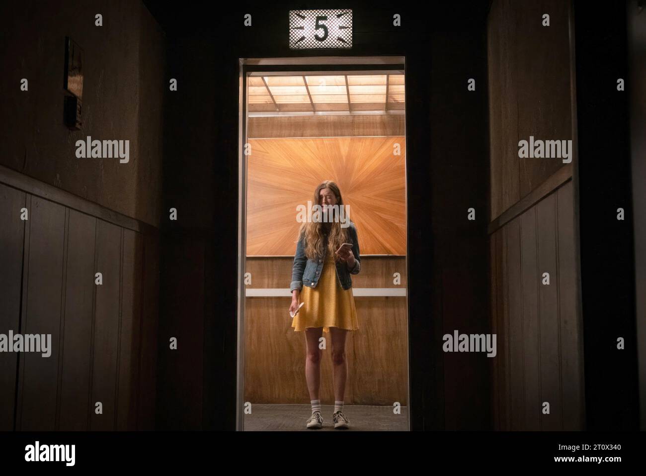 ELEVATOR GAME, Megan Best, 2023. ph: Heather Beckstead / © Shudder ...