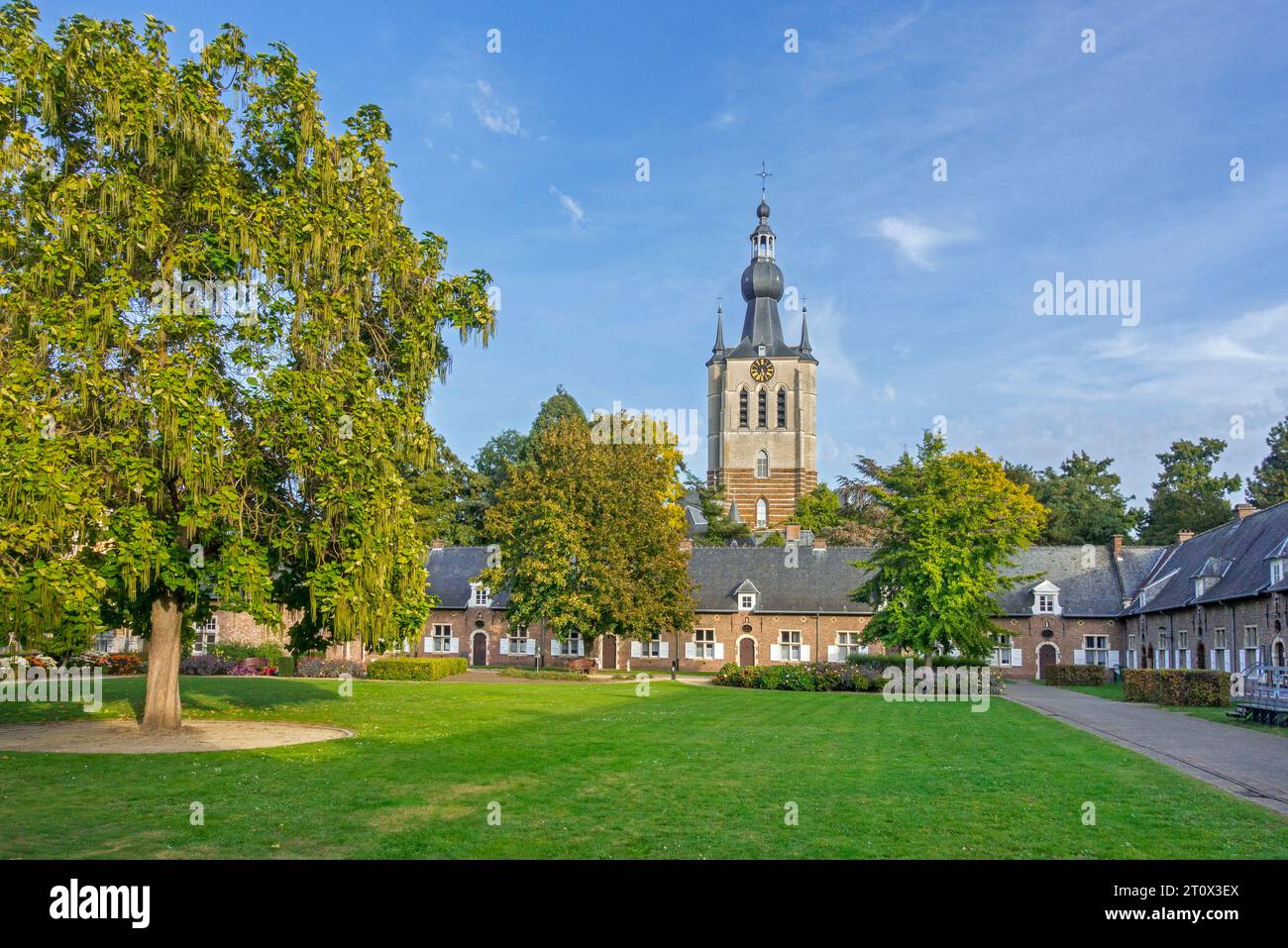 17th century Beguinage of Aarschot and 14th century Brabantine Gothic ...