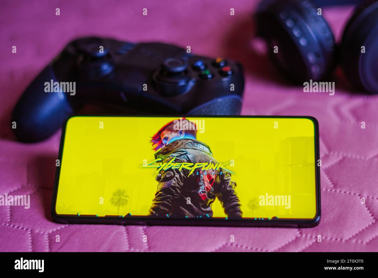 Cyberpunk 2077 logo hi-res stock photography and images - Alamy