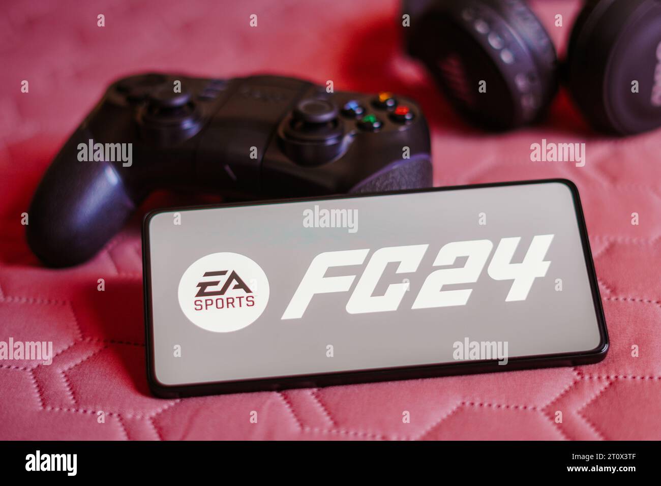 Brazil. 09th Oct, 2023. In this photo illustration, the EA SPORTS FC 24 ...