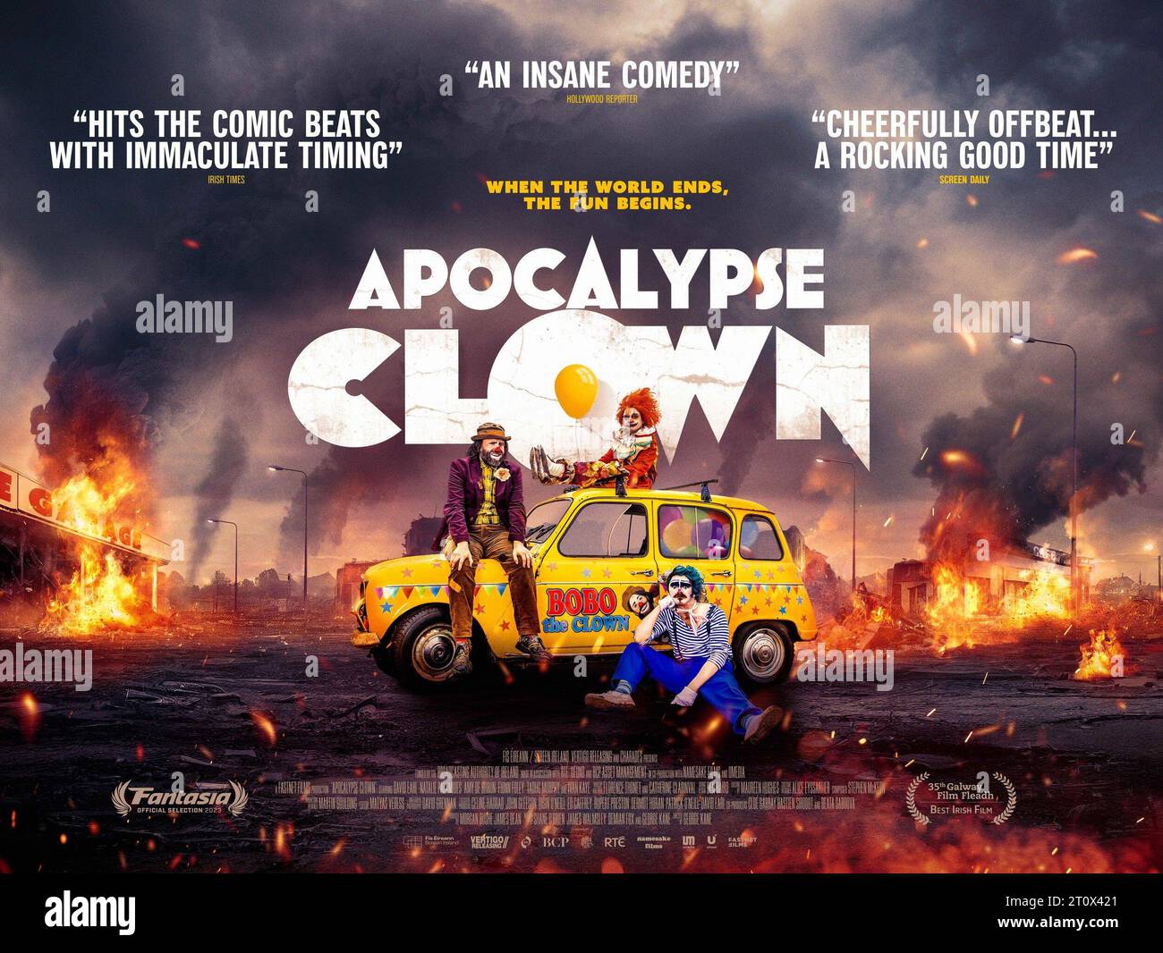 APOCALYPSE CLOWN, English language poster, from left: David Earl ...