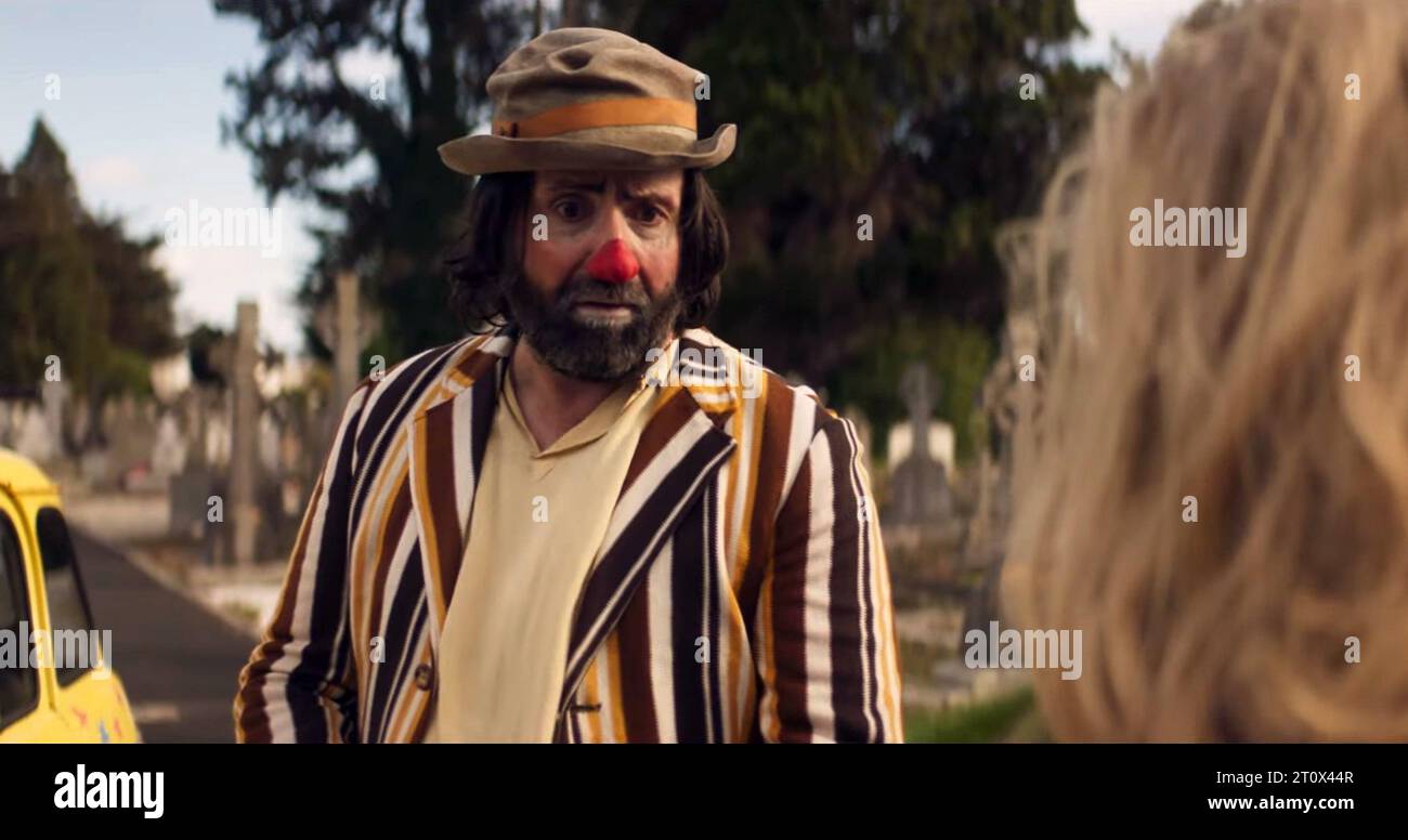 APOCALYPSE CLOWN, from left: David Earl, Amy De Bhrun, 2023. © Charades ...