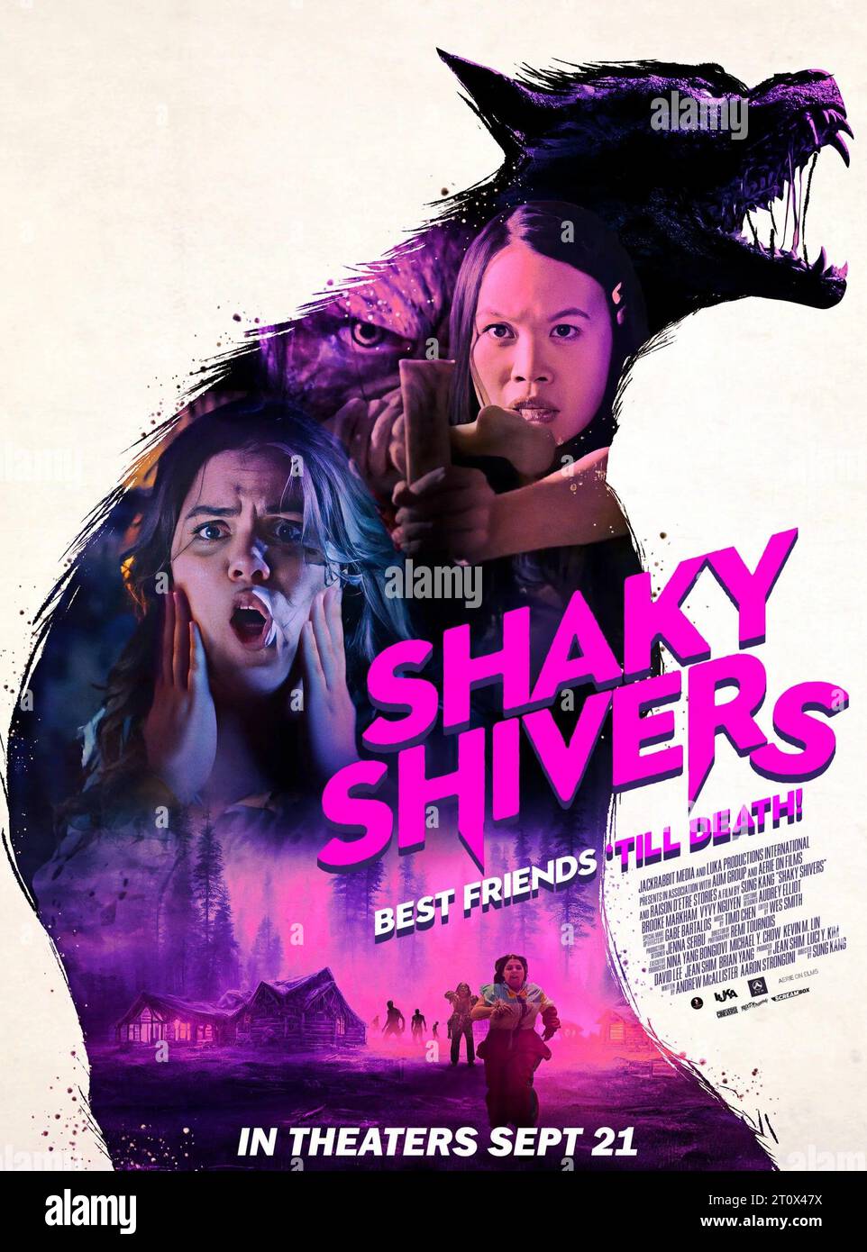 SHAKY SHIVERS, poster, from left: Brooke Markham, VyVy Nguyen, 2022 ...