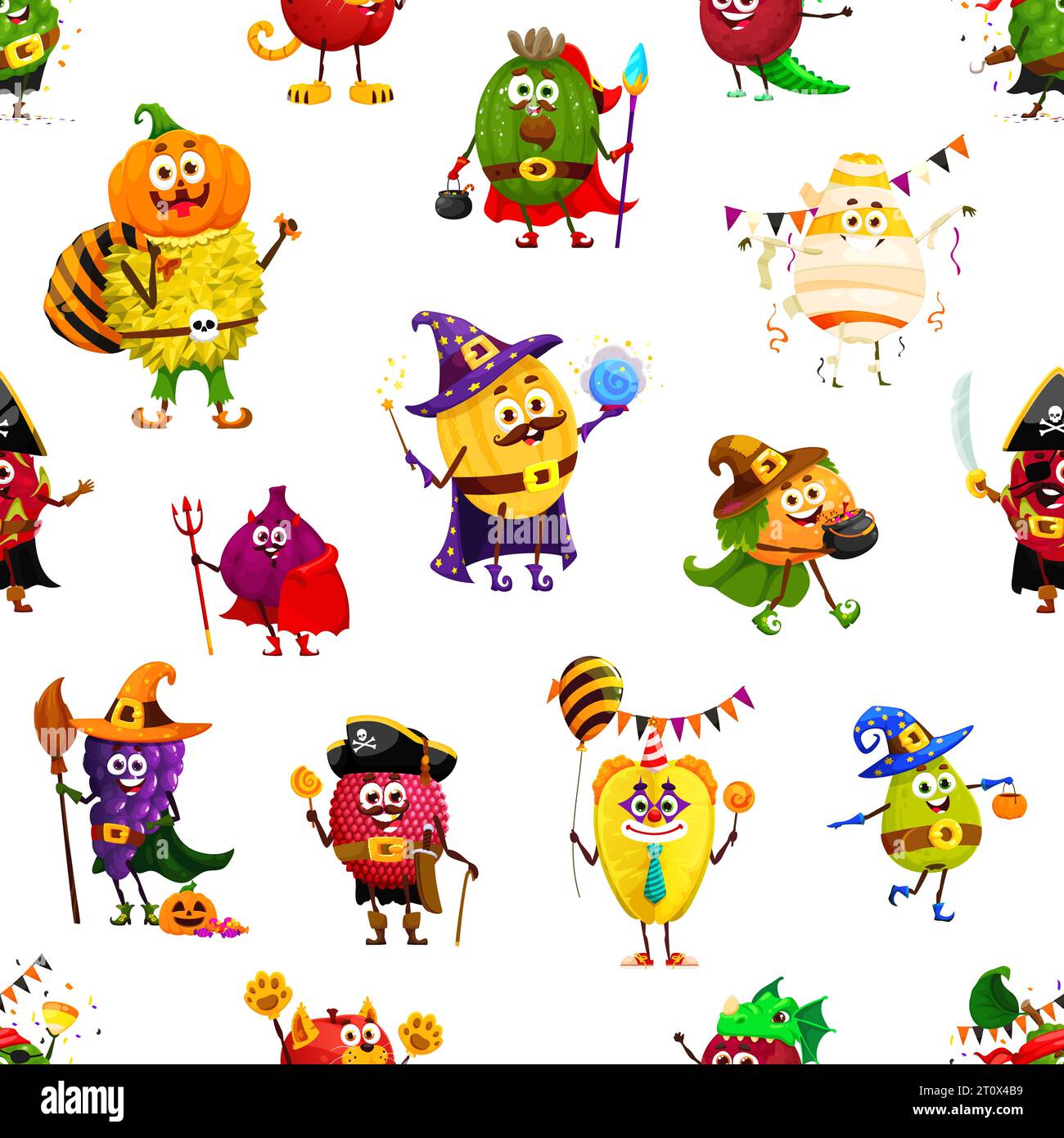 Devil fruit melon cartoon character with mascot vector illustration ...
