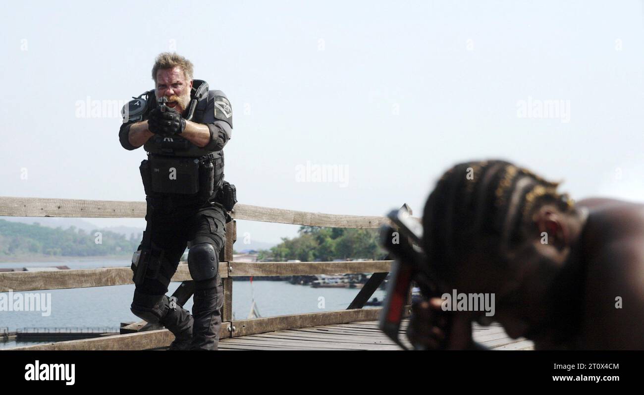 THE CREATOR, from left: Marc Menchaca, John David Washington, 2023. ph ...