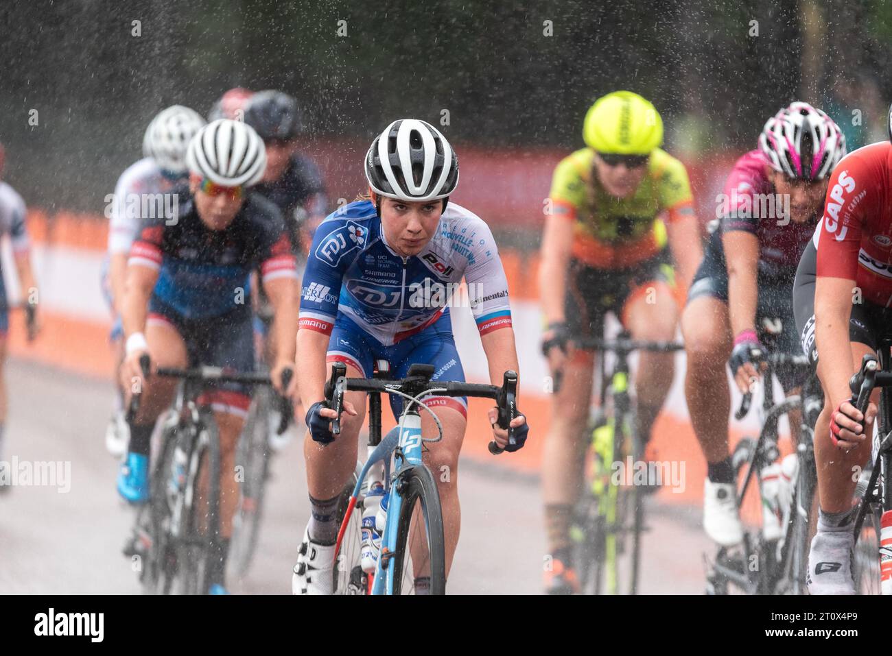 Coralie Demay of team FDJ Futuroscope racing in the RideLondon ...