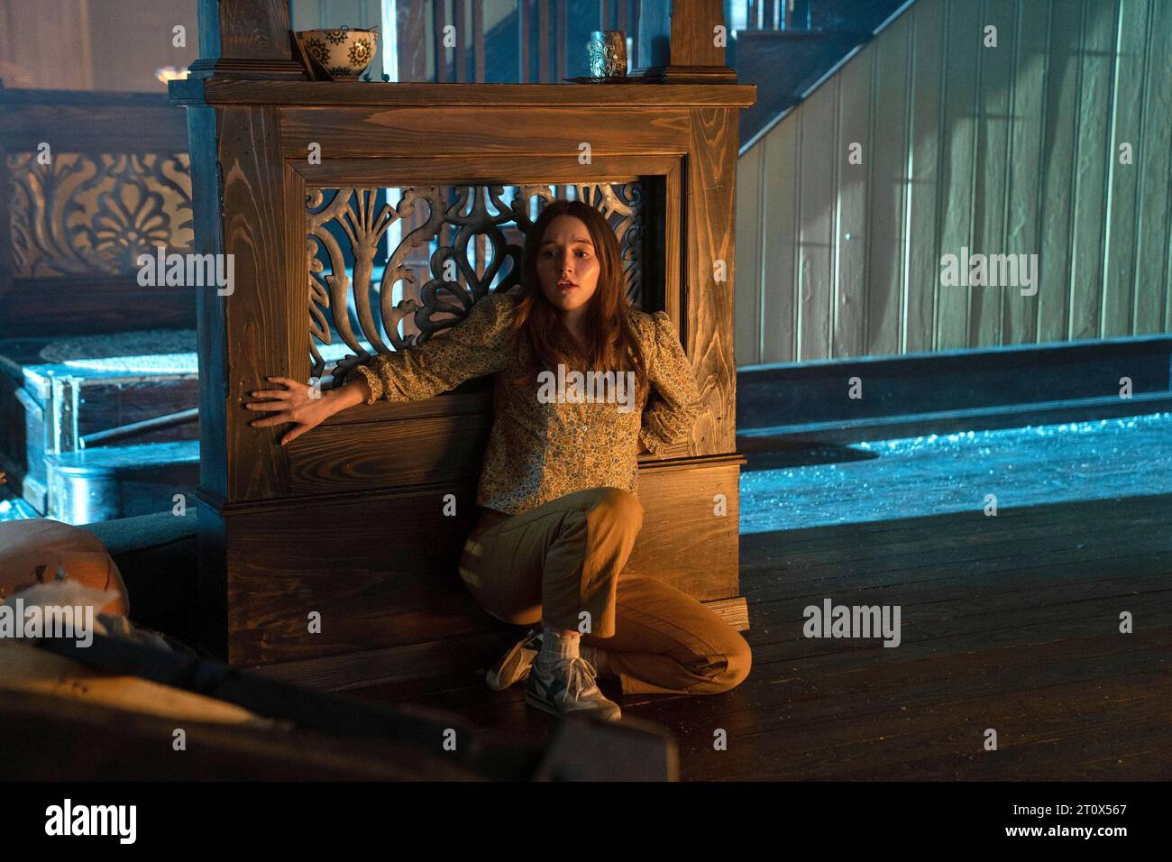 NO ONE WILL SAVE YOU, Kaitlyn Dever, 2023. ph: Sam Lothridge / © Hulu ...