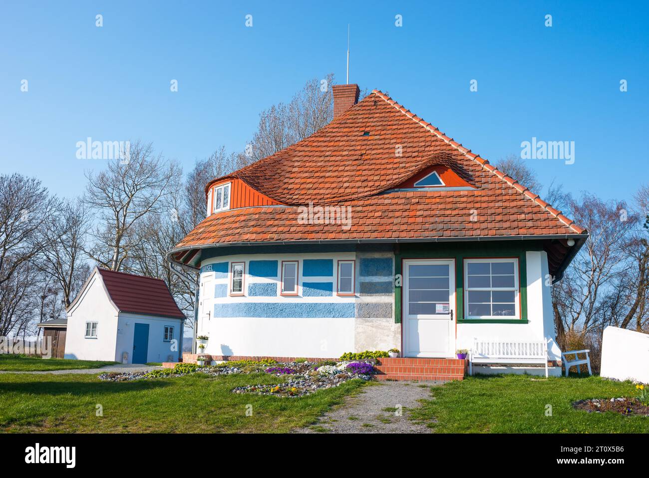 Listed, colourful Haus Karusel (or Asta Nielsen House or Haus Mueller ...