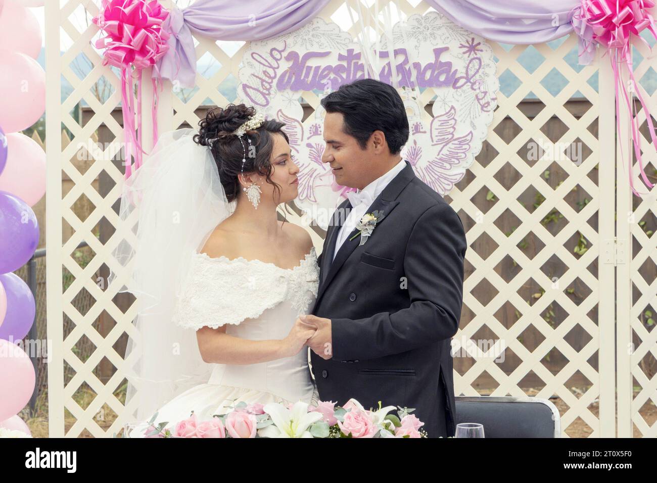 A MILLION MILES AWAY, from left: Rose Salazar, Michael Pena, 2023. ph: Daniel Daza / © Amazon ...