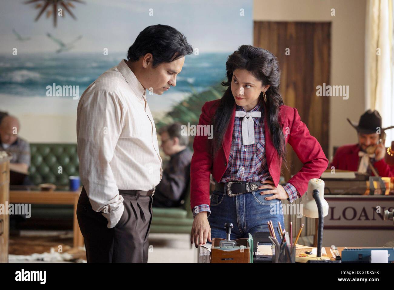 A MILLION MILES AWAY, from left: Michael Pena, Rose Salazar, 2023. ph: Daniel Daza / © Amazon ...