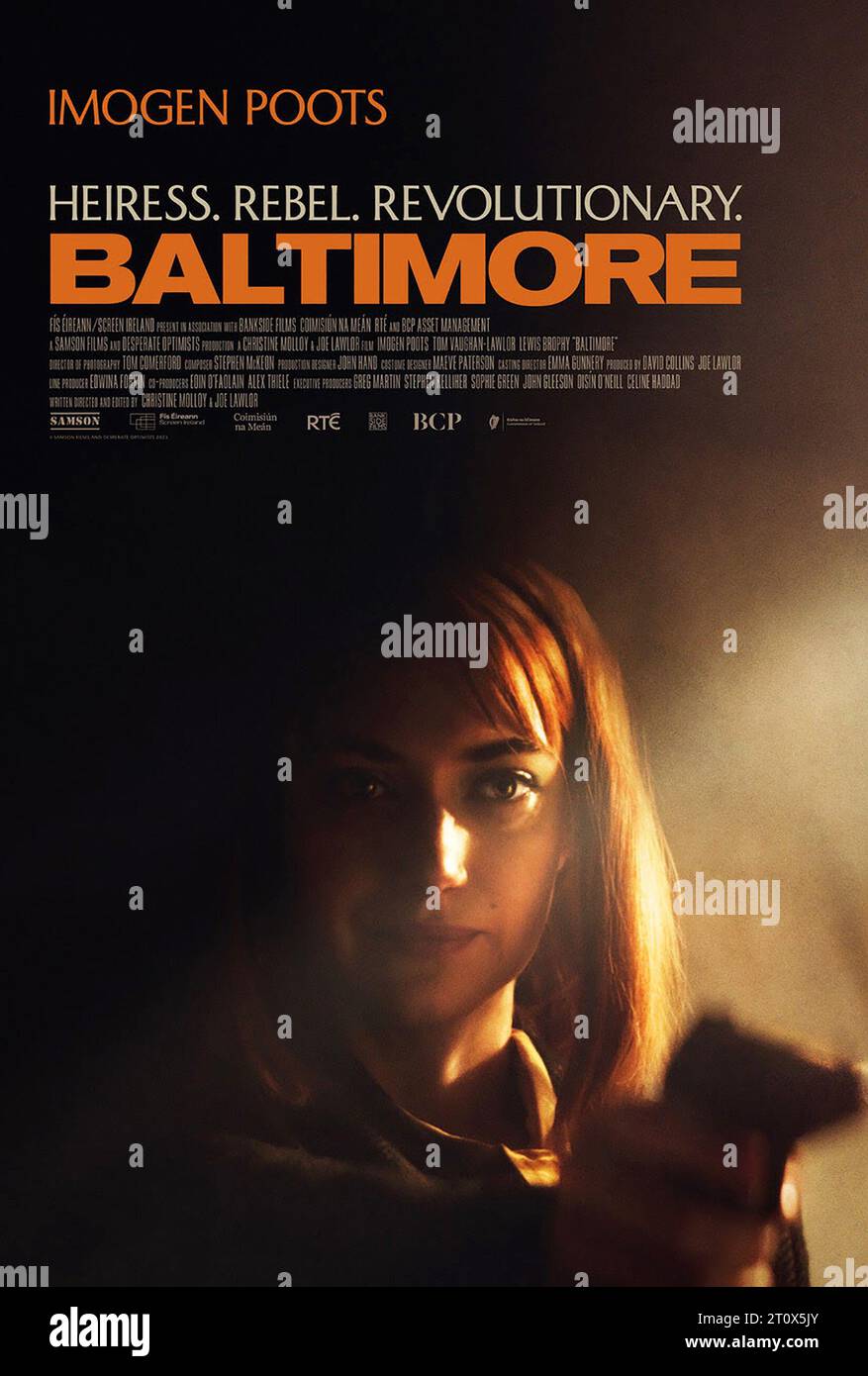BALTIMORE, poster, Imogen Poots, 2023. © Bankside Films / Courtesy ...