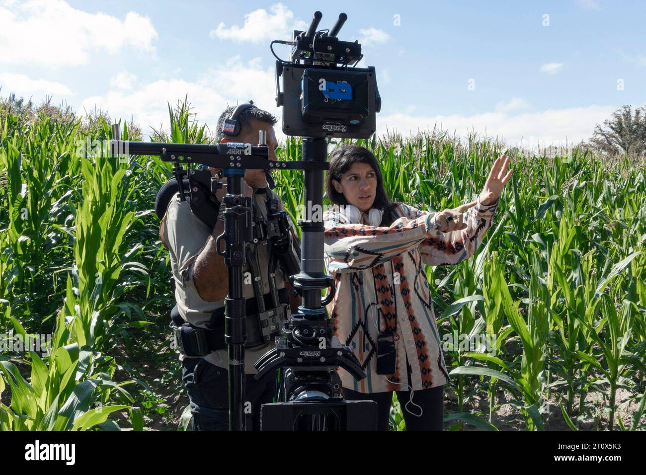 A MILLION MILES AWAY, director Alejandra Marquez Abella, on set, 2023. ph: Daniel Daza ...