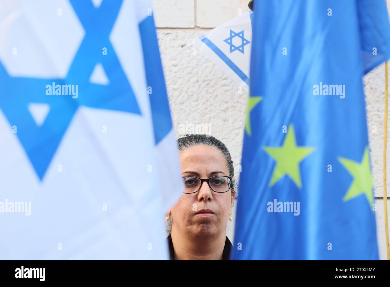 Israel's consul to Belgium Atanya Limonchik - Yadid pictured during a ...