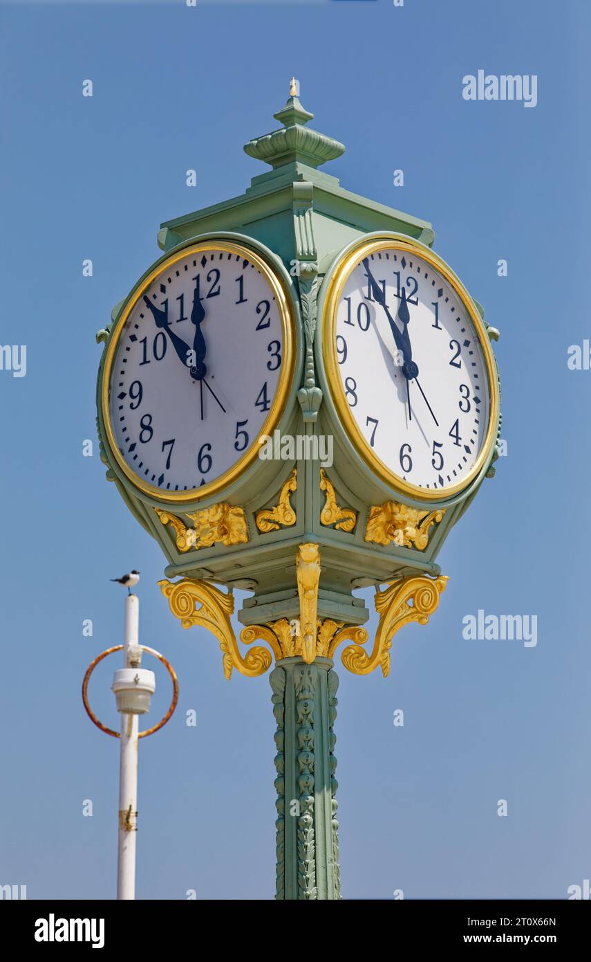 The National Park Service restored the Wise Clock at Jacob Riis Park in ...