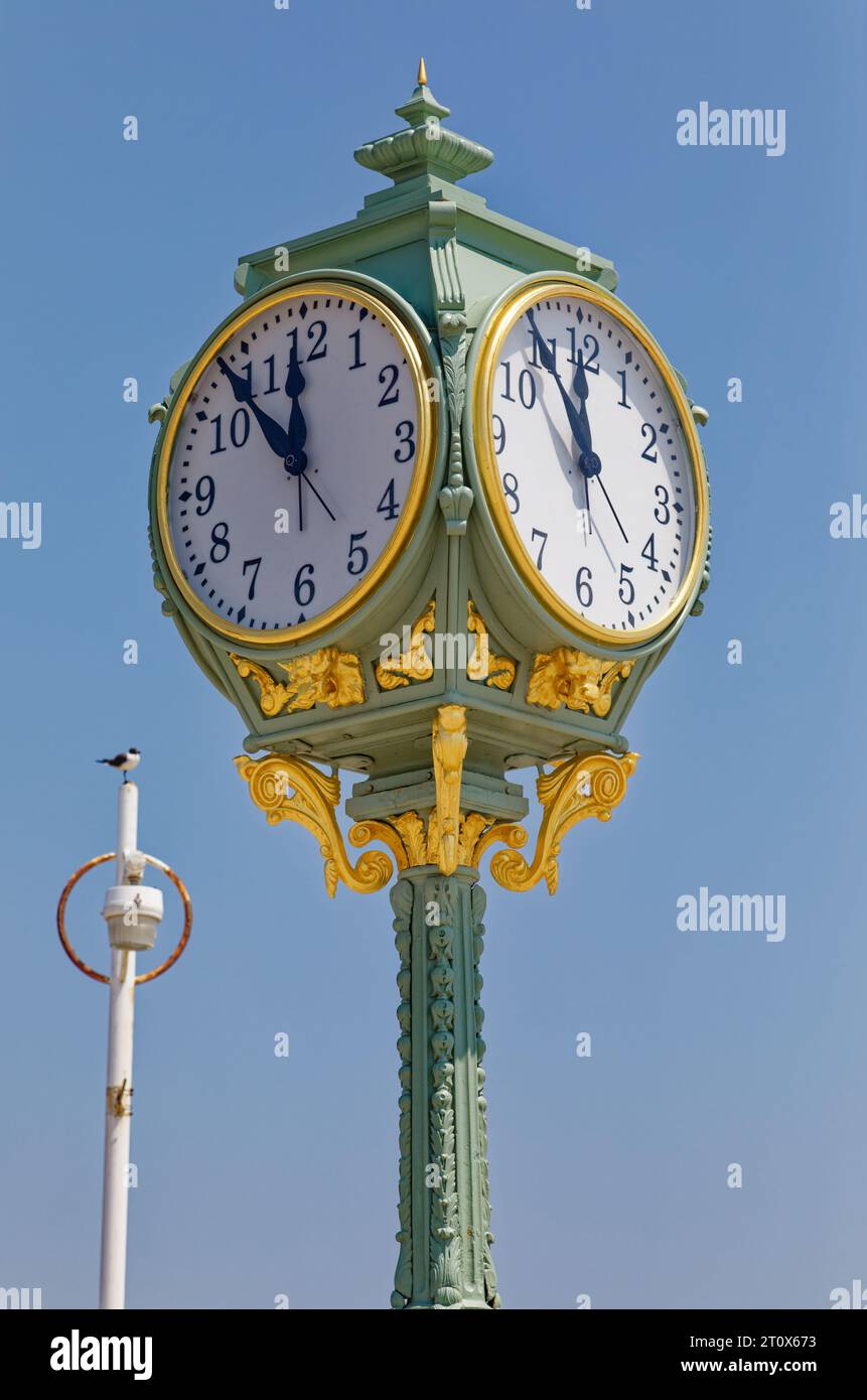The National Park Service restored the Wise Clock at Jacob Riis Park in ...
