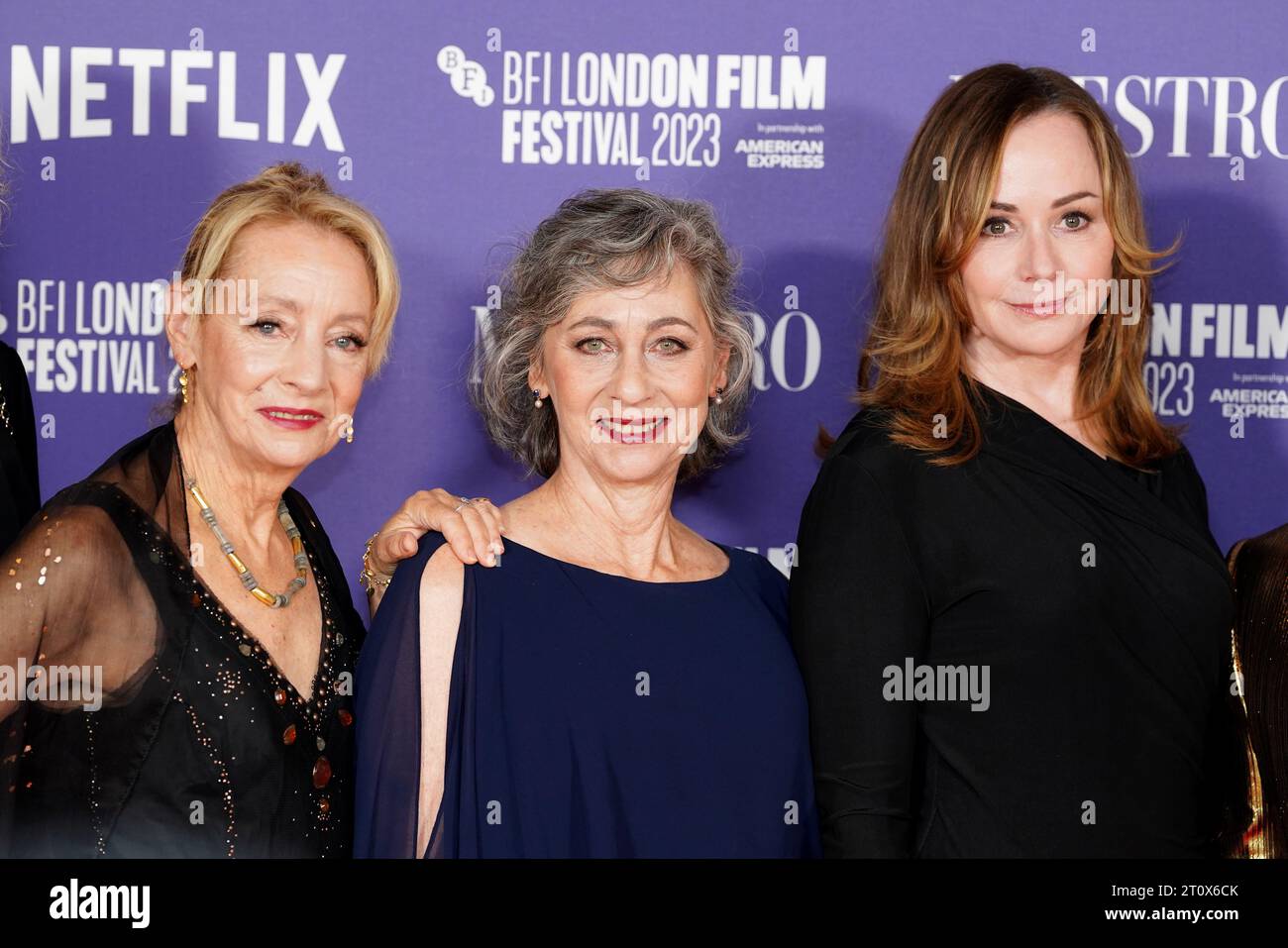 (left to right) Jamie Bernstein, Nina Bernstein and Kristie Macosko ...