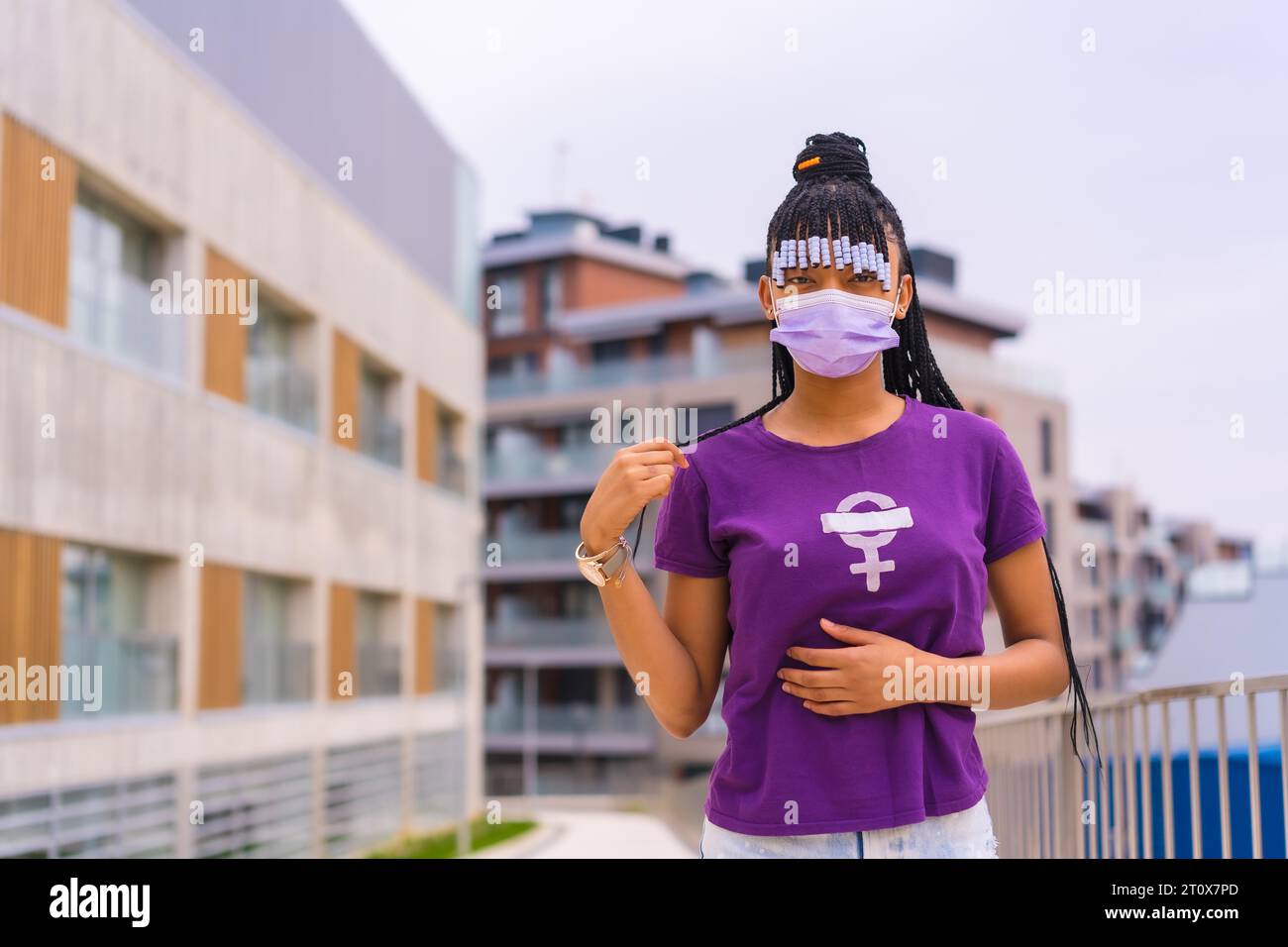 International women's day in the year of the coronavirus pandemic ...