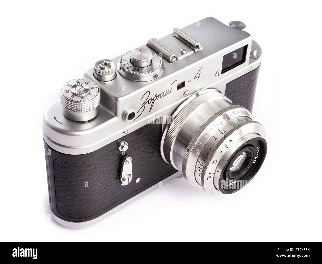 Moscow , RUSSIA - May 14, 2020: Old retro soviet rangefinder vintage ...