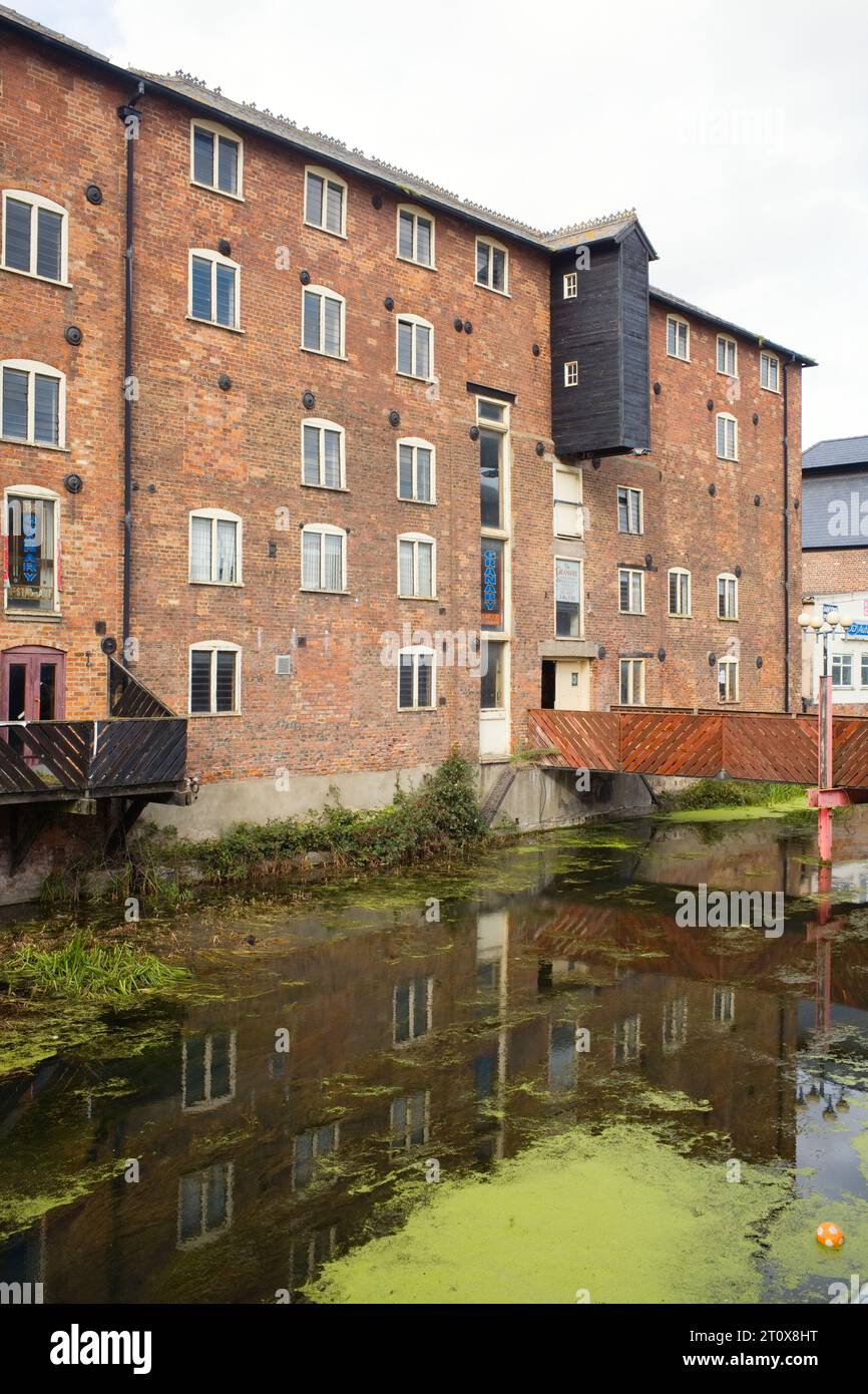 The grainery seafood restaurant in Grimsby alongside the river Freshney ...
