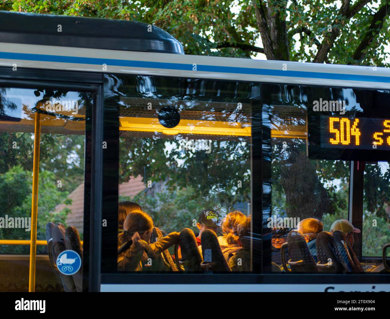 Bus stop german germany hi-res stock photography and images - Alamy