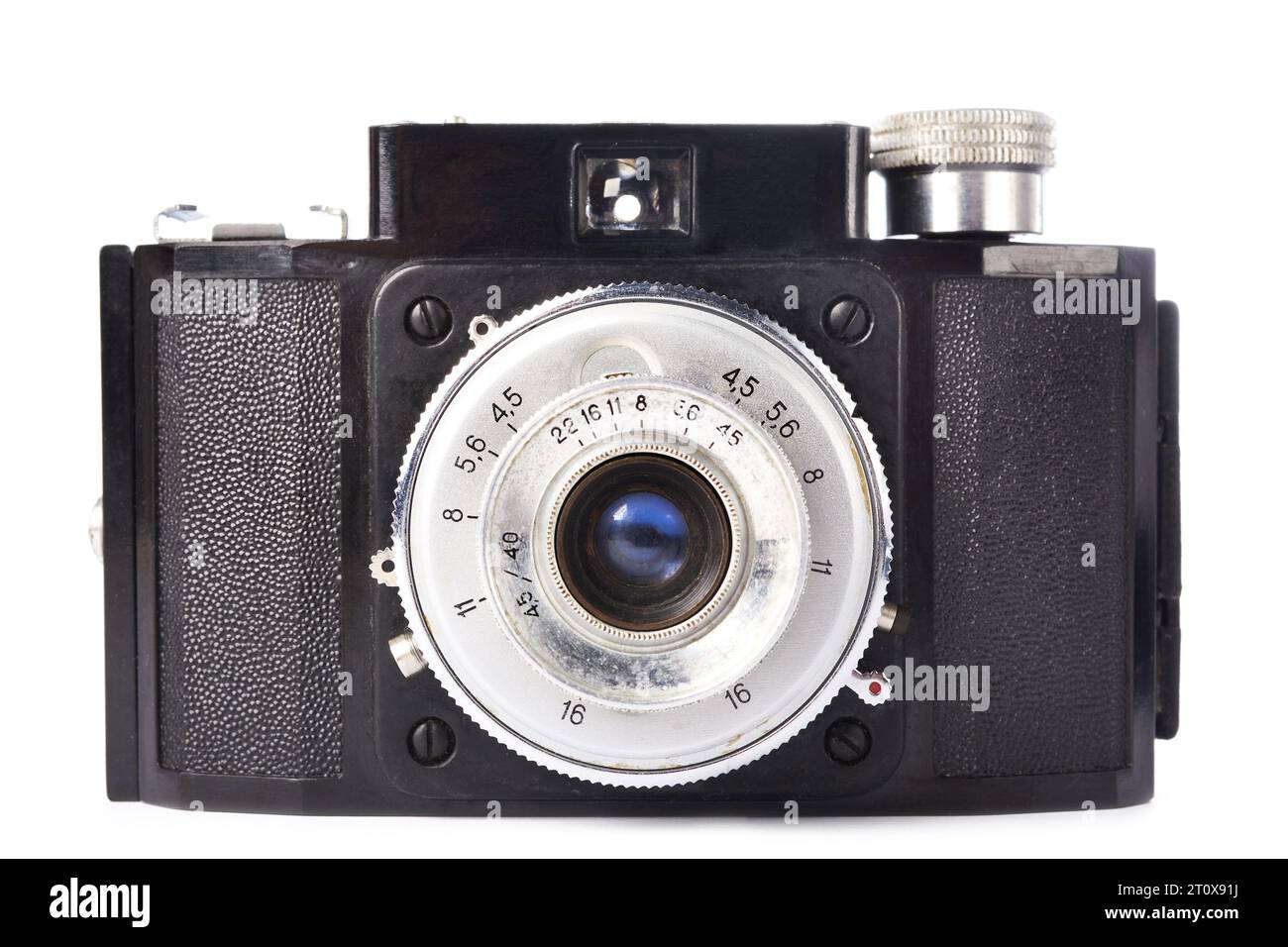Old film 35 mm scale rangefinder camera Stock Photo - Alamy