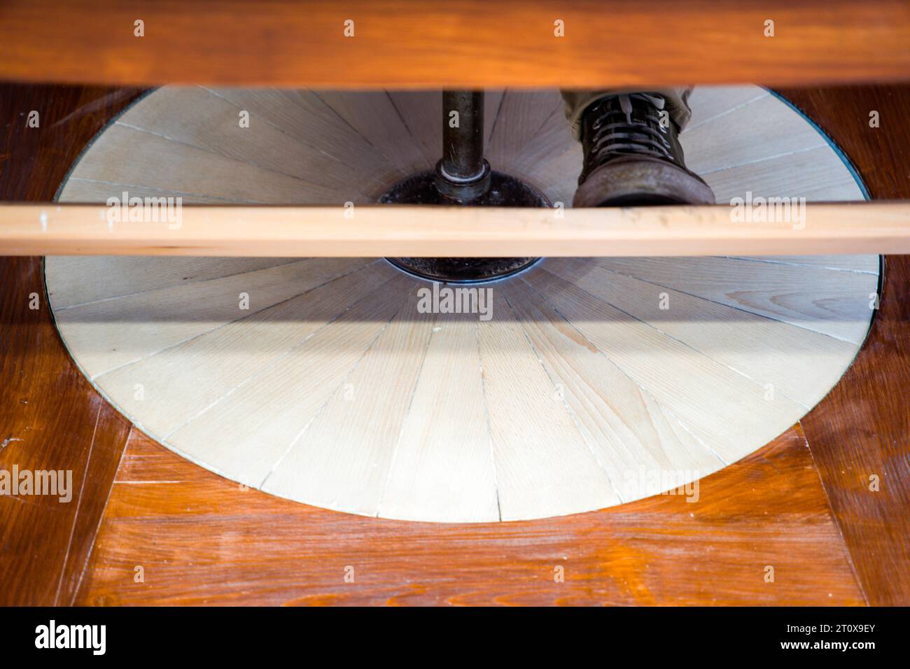 Pottery pane for foot drive Stock Photo - Alamy