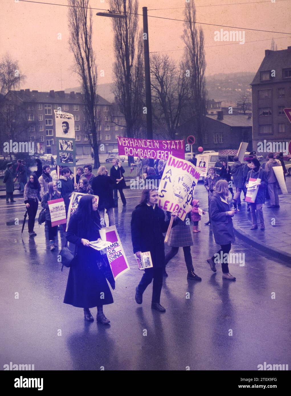 DEU, Germany: The historical colour photos from the times of the 70s ...