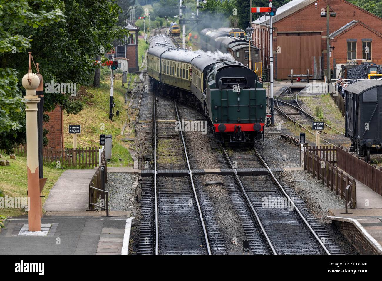Steam Railway at the Station, Gloucestershire Warwickshire Steam ...