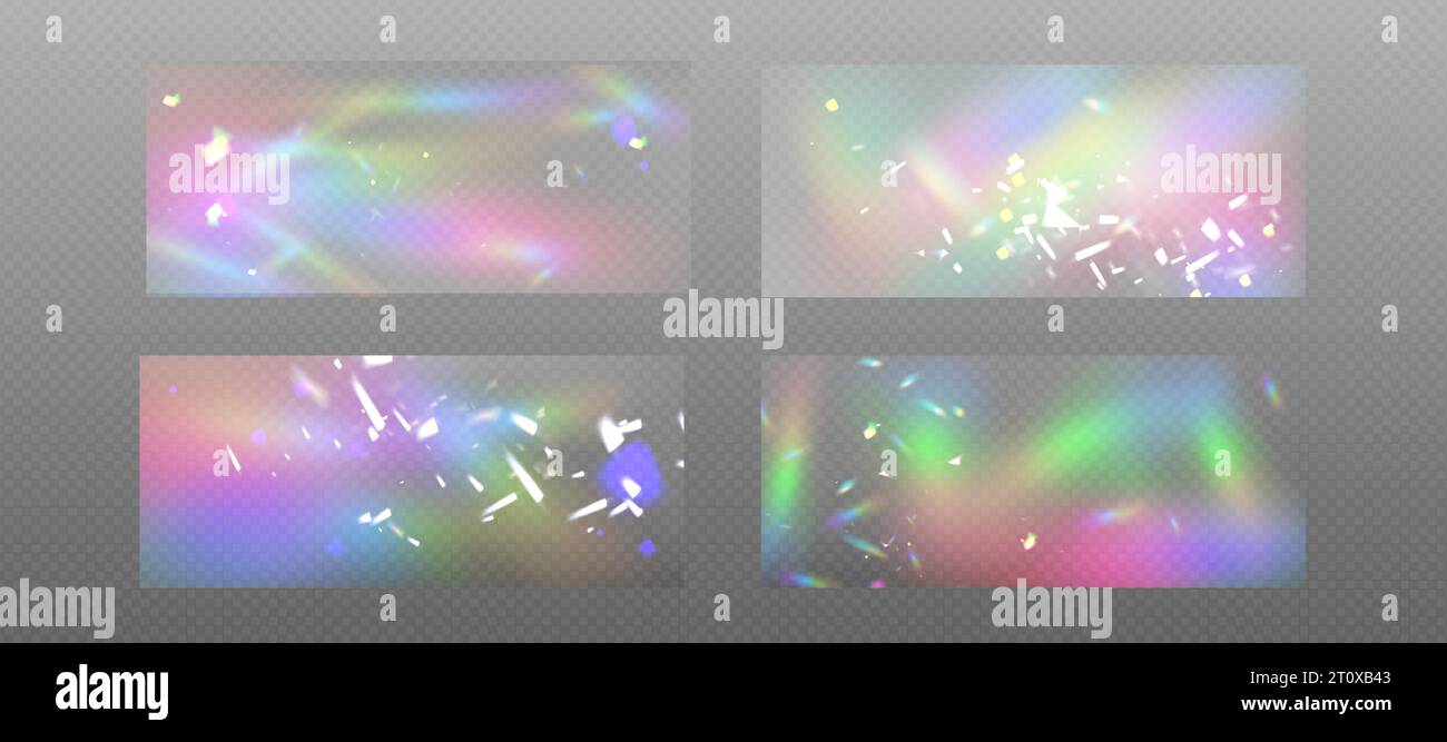 Prism light refraction effect. Vector realistic illustration of ...