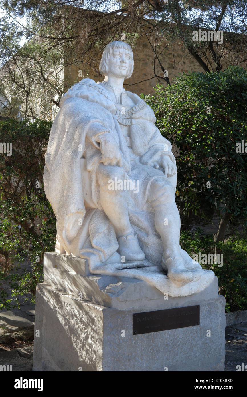 monument for Manuel I, known as the Fortunate ("O Venturoso"), the King ...
