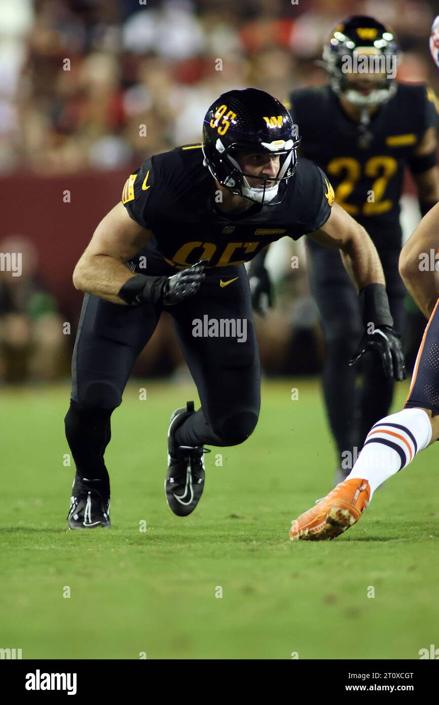 Washington Commanders defensive end Casey Toohill (95) runs during an ...
