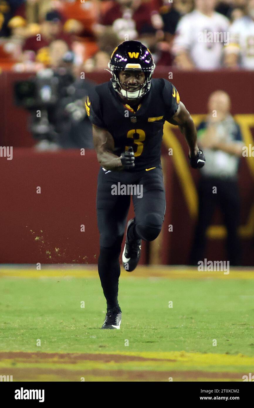 Washington Commanders wide receiver Byron Pringle (3) runs during an ...