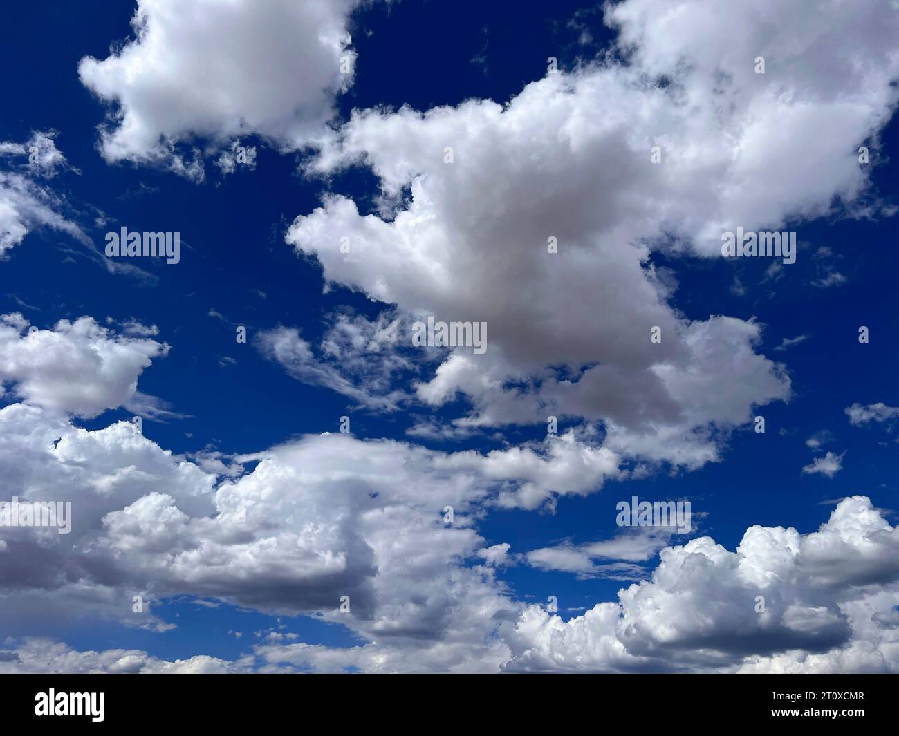 Sunny cumulus clouds formation hi-res stock photography and images - Alamy