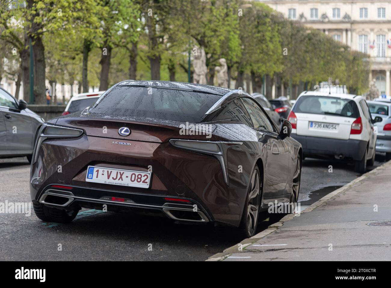 Brown Lexus LC 500h parked in a street Stock Photo - Alamy