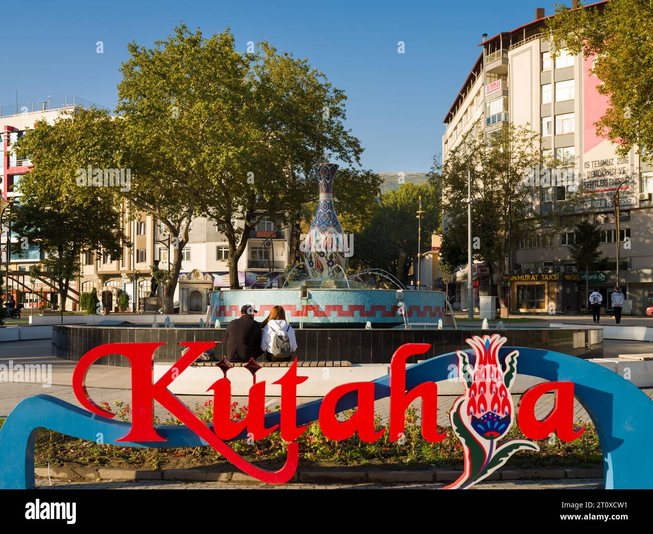 Kutahya, Turkey. 25 September 2023. The famous symbol of Kütahya city ...