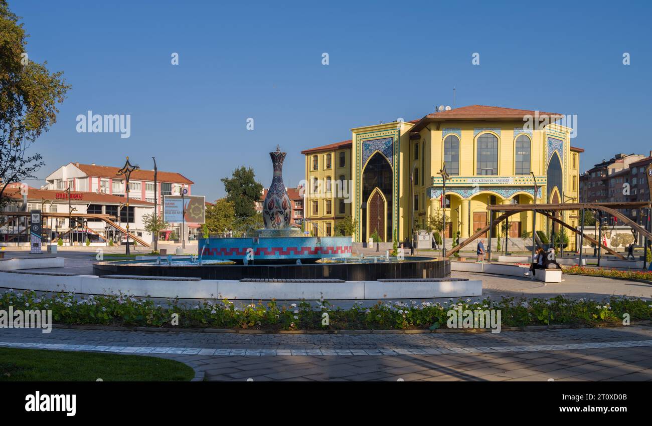 Kutahya, Turkey. 25 September 2023. The famous symbol of Kütahya city ...