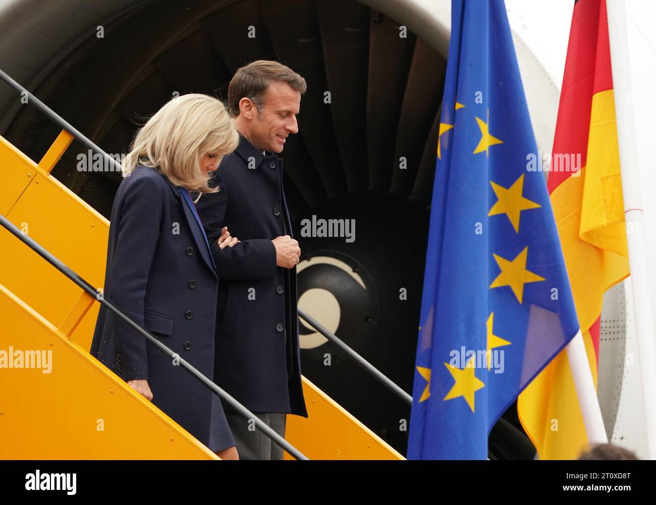 Hamburg, Germany. 09th Oct, 2023. Emmanuel Macron, President of France ...
