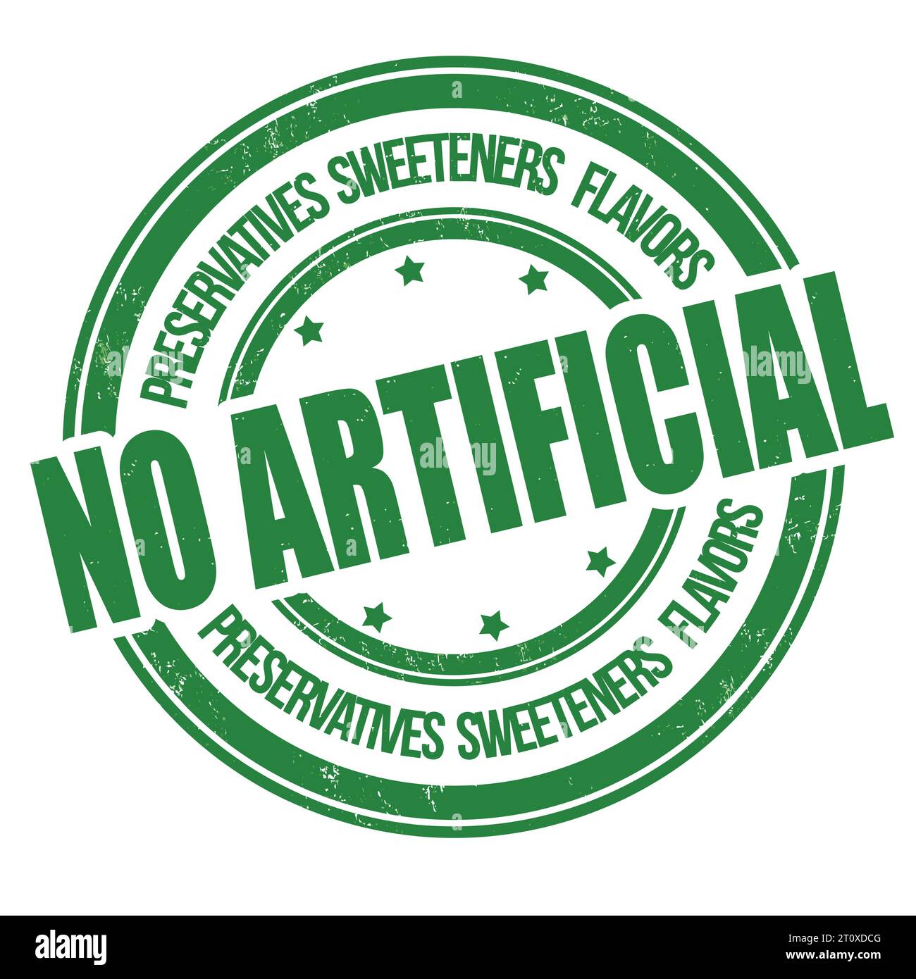 No artificial grunge rubber stamp on white background, vector ...