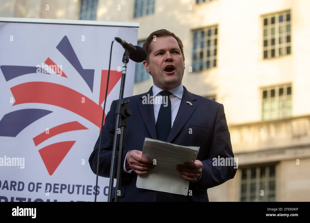 London, England, UK. 9th Oct, 2023. Minister for Immigration of the UK ...