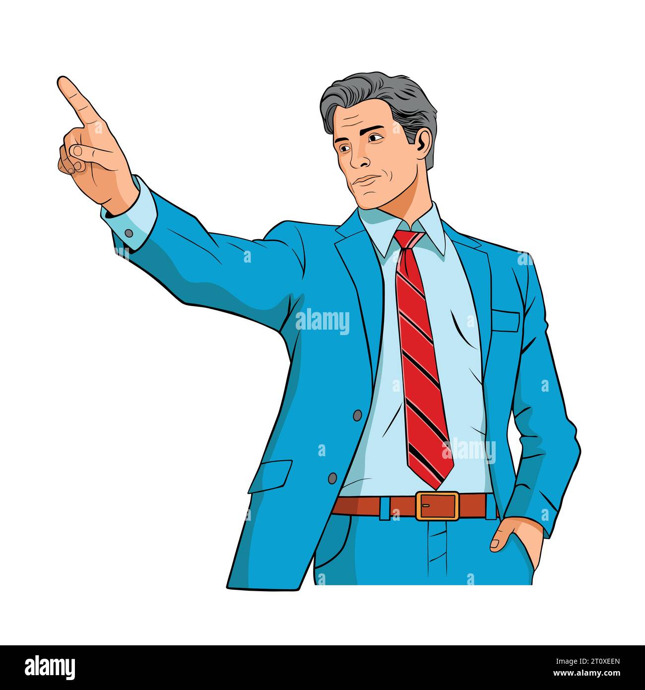 Man young smile gesture Stock Vector Images - Alamy