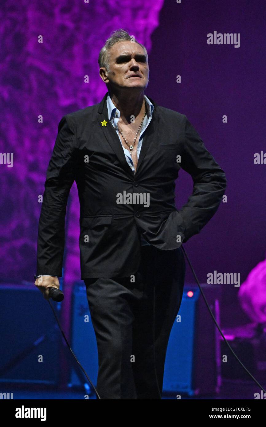 Hollywood FL, USA. 08th Oct, 2023. Morrissey performs during his 40 ...