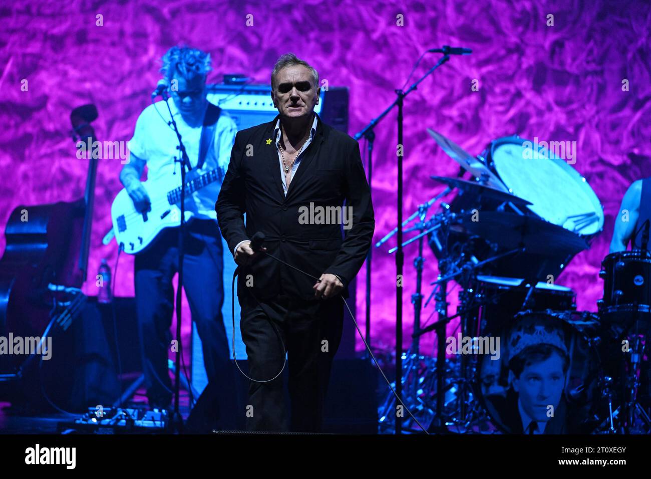 Hollywood FL, USA. 08th Oct, 2023. Morrissey performs during his 40 ...