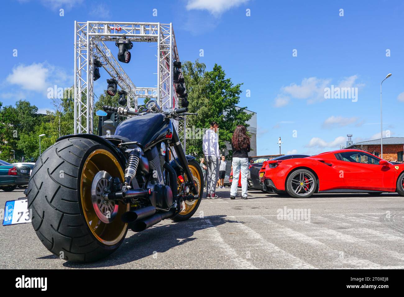 Custom Ferrari Motorcycle
