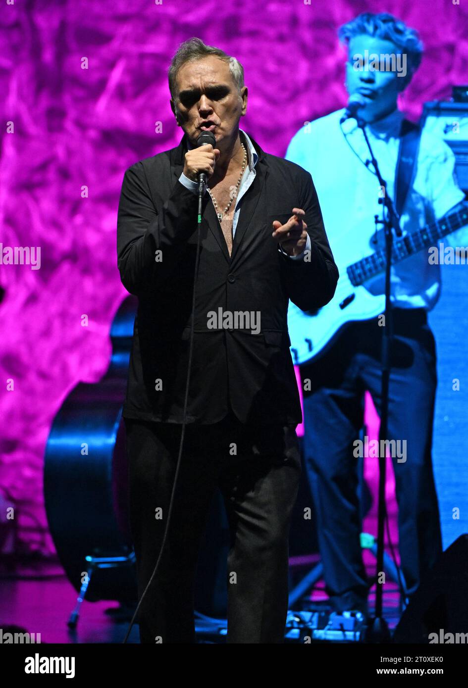 Hollywood FL, USA. 08th Oct, 2023. Morrissey performs during his 40 ...